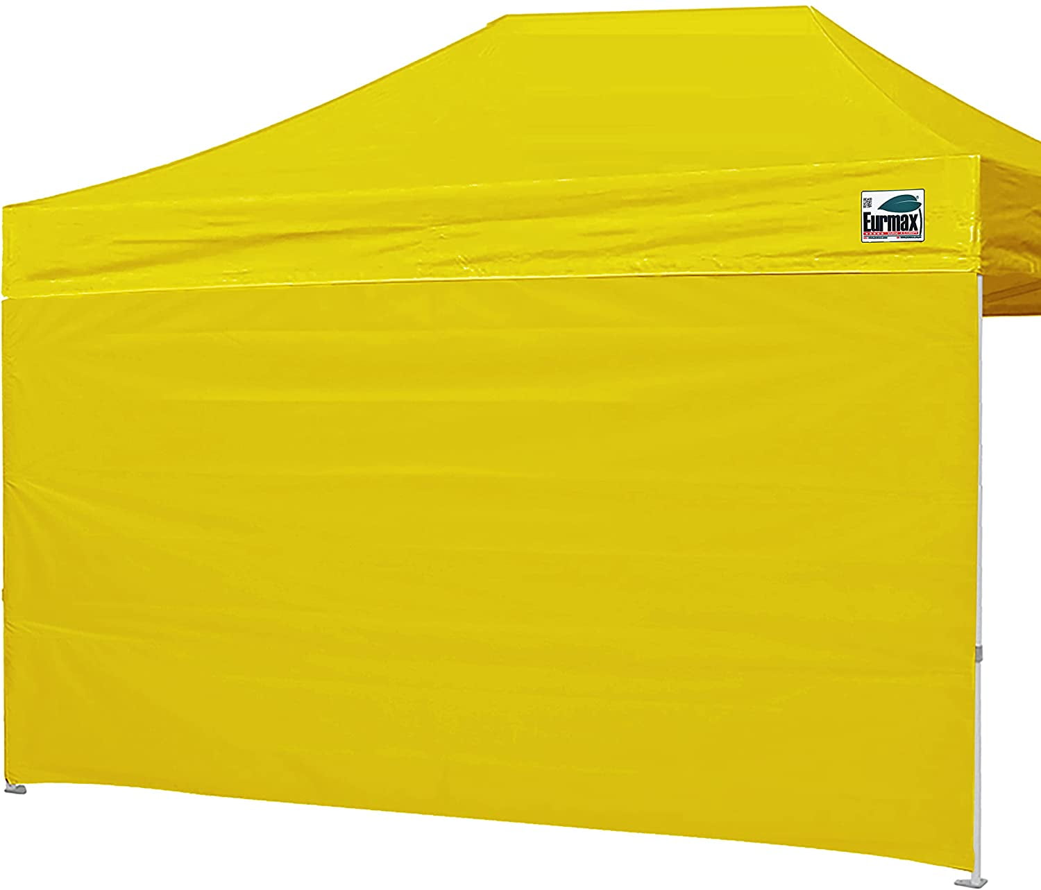 Eurmax Instant Sunwall for 10x15FT Pop up Canopy, 1 Pack Yellow Canopy ...