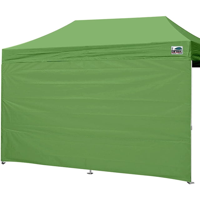 Eurmax Instant Sunwall for 10x20FT Pop up Canopy, 1 Pack Field Green ...