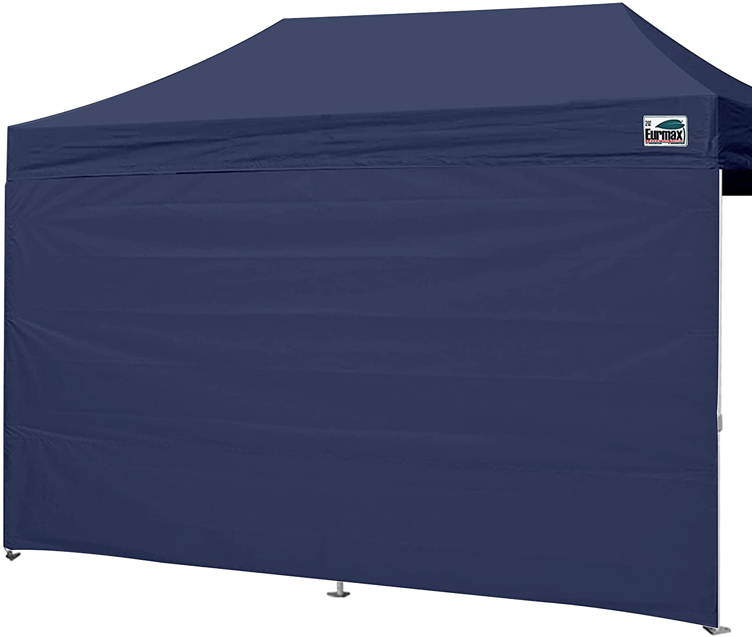 Eurmax Instant Sunwall for 10x20FT Pop up Canopy, 1 Pack Navy Blue ...