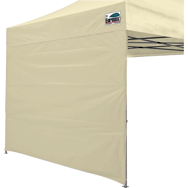Eurmax Instant Sunwall for 5x5FT Pop up Canopy, 1 Pack Beige Canopy ...