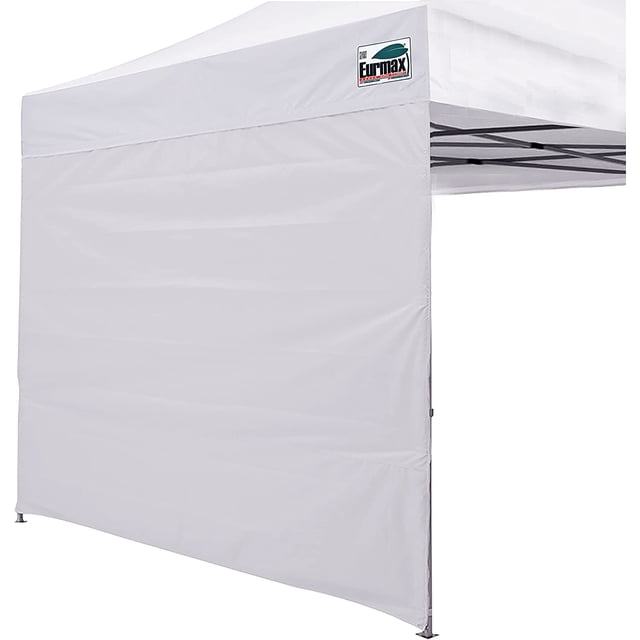 Eurmax Instant Sunwall for 5x5FT Pop up Canopy, 1 Pack White Canopy ...