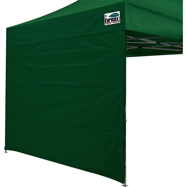 Eurmax Instant Sunwall for 8x8FT Pop up Canopy, 1 Pack Forest Green ...