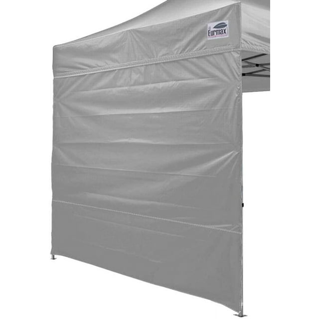 Eurmax Instant Sunwall for 8x8FT Pop up Canopy, 1 Pack Gray Canopy ...