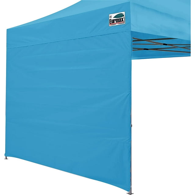 Eurmax Instant Sunwall for 8x8FT Pop up Canopy, 1 Pack Sky Blue Canopy ...