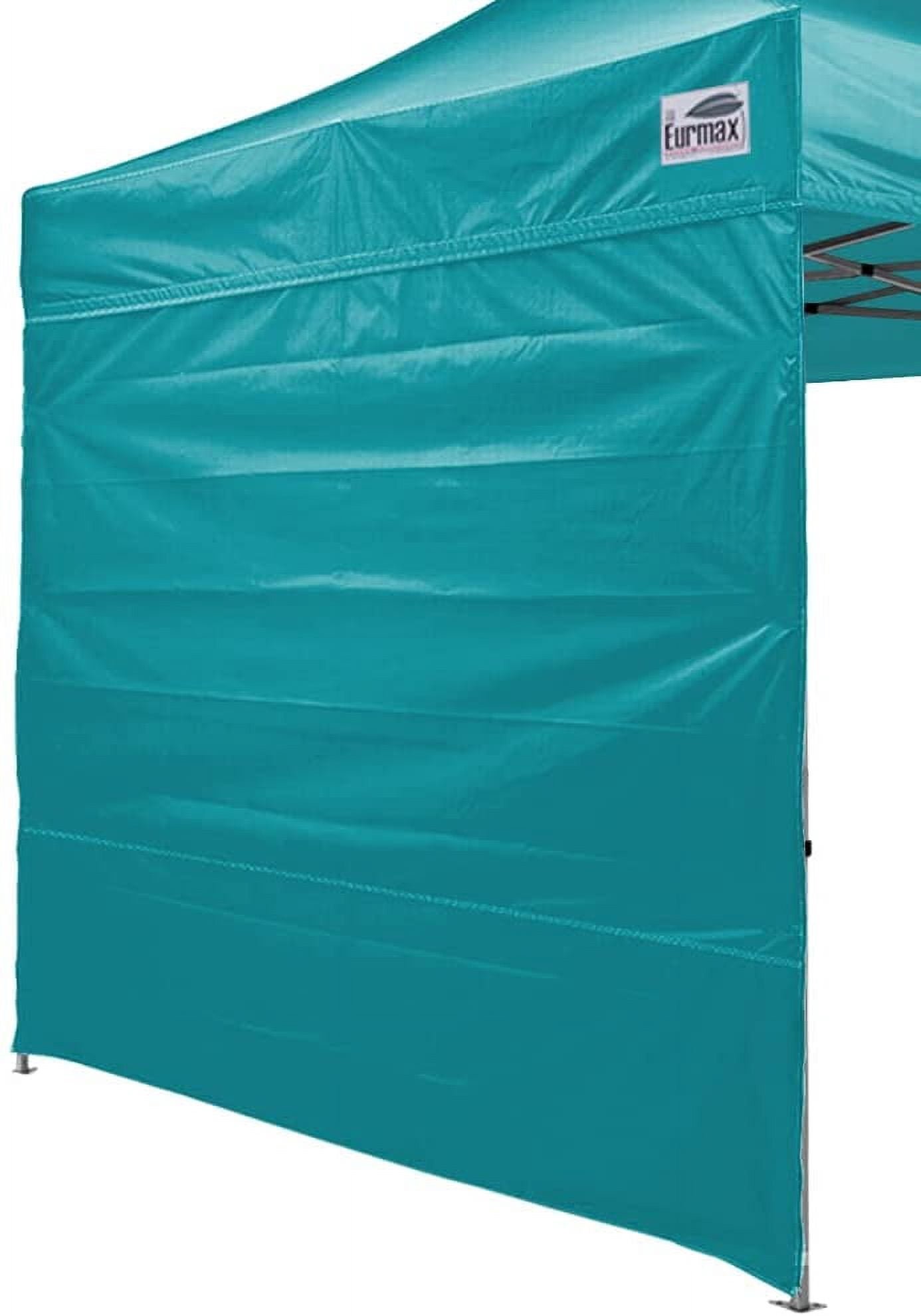 Eurmax Instant Sunwall for 8x8FT Pop up Canopy, 1 Pack Turquoise Canopy ...