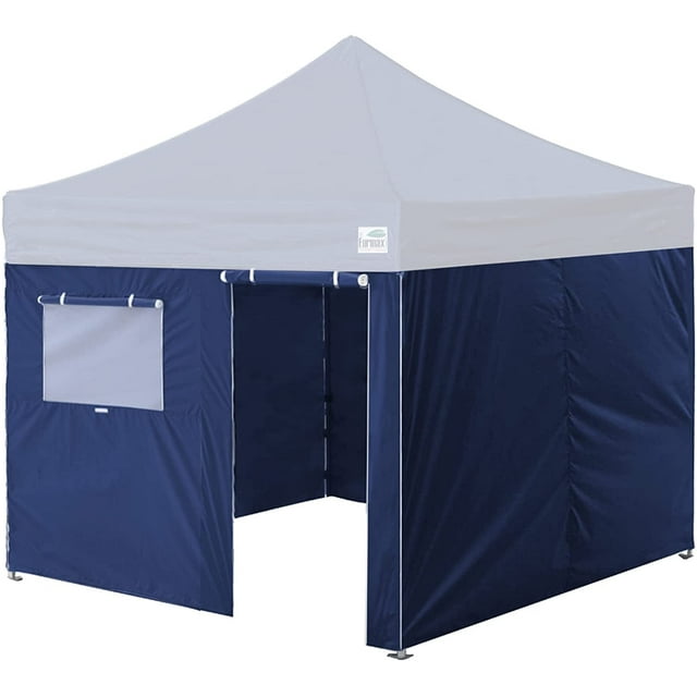Euromax USA 10x10 Camping Gazebo, Pop Shade Screen, Full Zippered ...