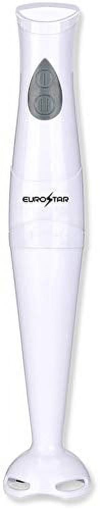 EUROSTAR 2-Speed Immersion Hand Blender with Detachable Shaft (White ...