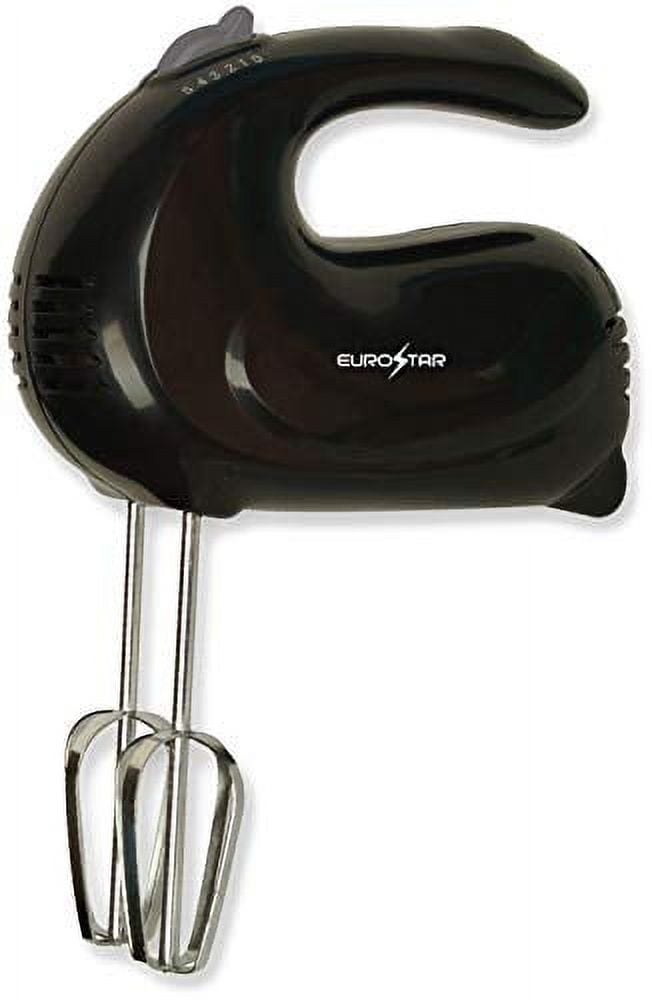 EUROSTAR EM300B 5-Speed Hand Mixer, Black - Walmart.com