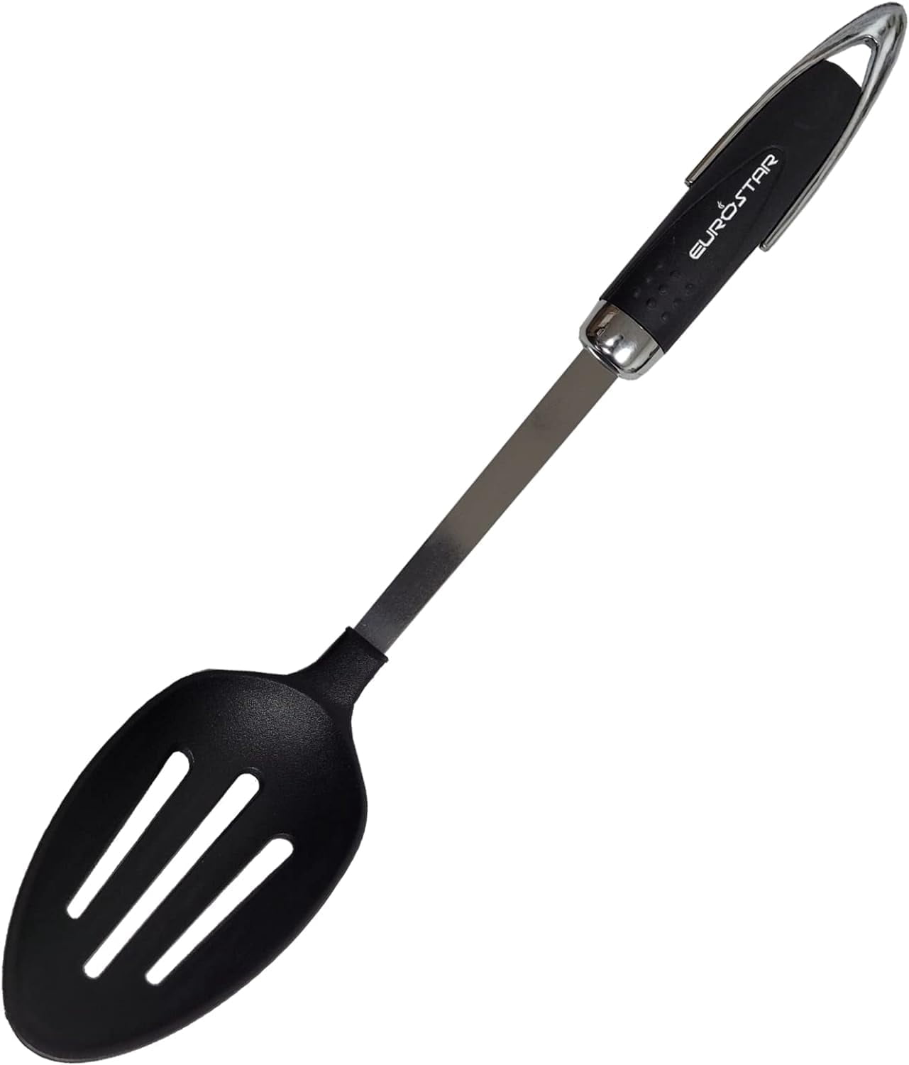 EUROSTAR EC1202TX Non-Stick Slotted Spoon, Black - Walmart.com