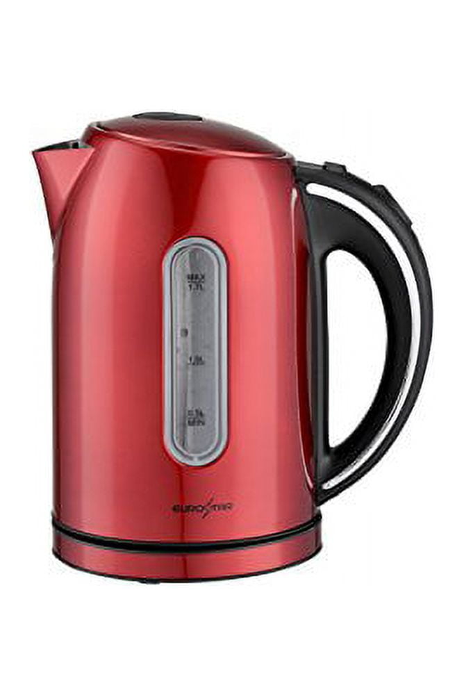 EUROSTAR EKS17 Stainless Steel Electric Kettle 1.7L (Red) - Walmart.com