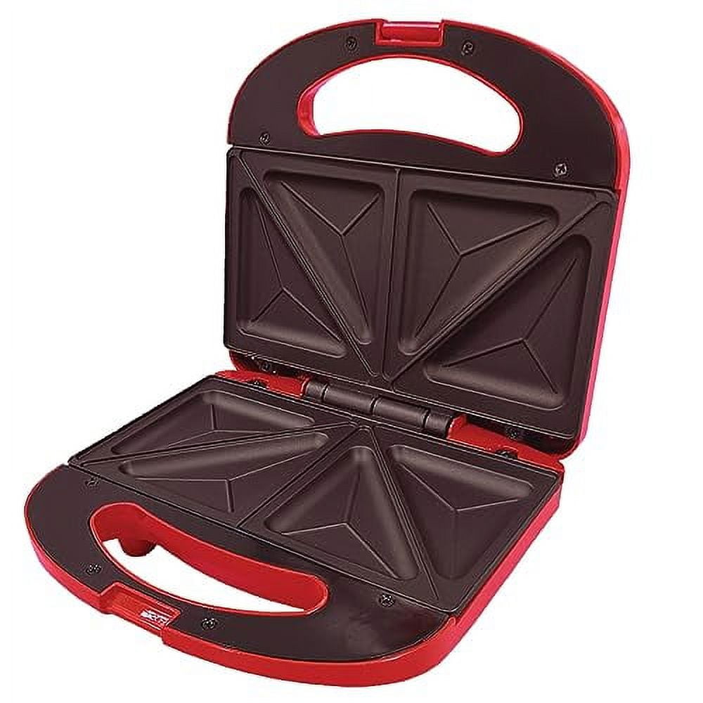 EUROSTAR ES901R 760W Sandwich Maker, Red - Walmart.com
