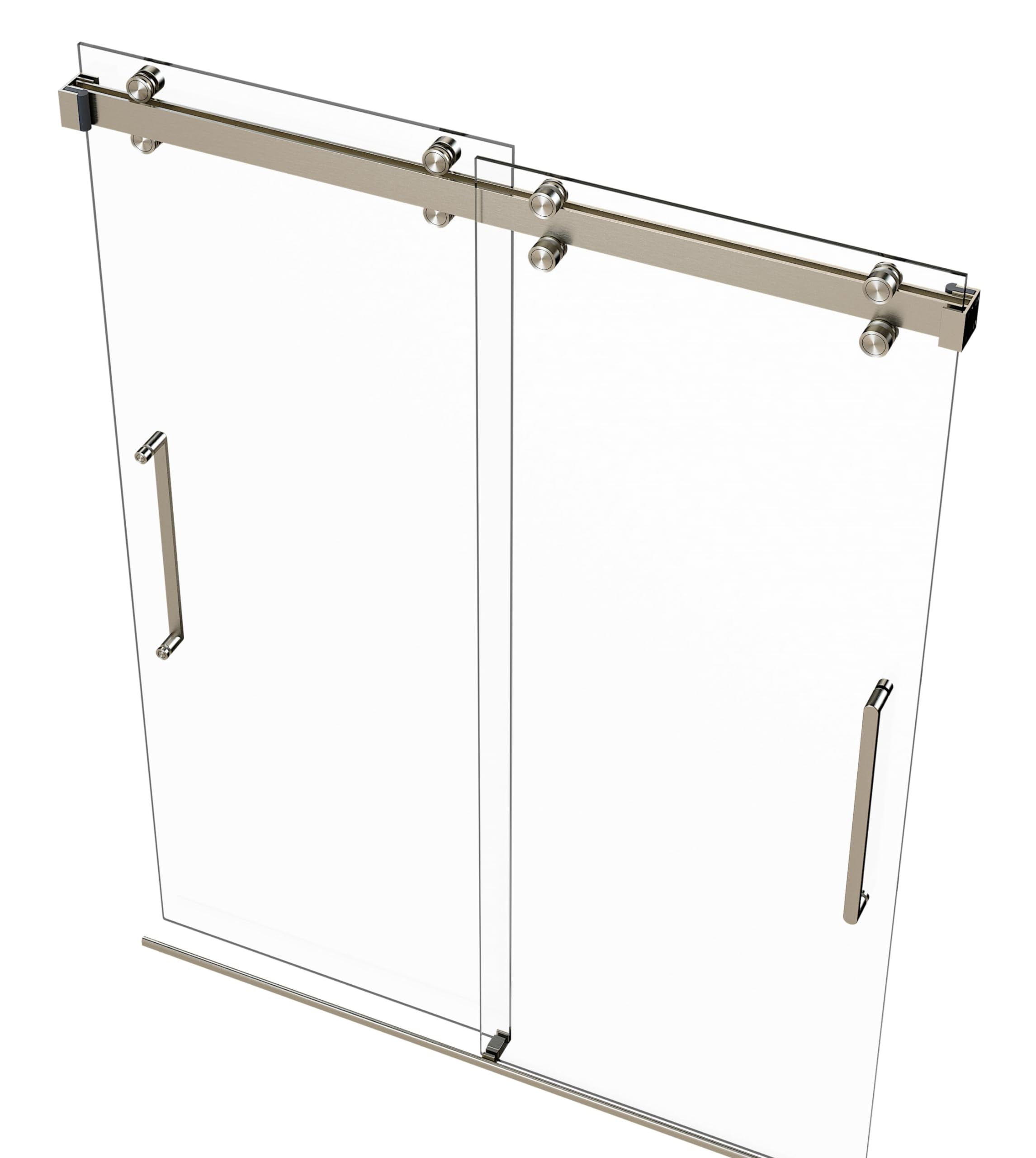 EUROTECH SHOWERS MONACO 56.5-60" W x 78" High Twinglide Frameless ...