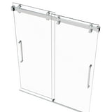 EUROTECH SHOWERS MONACO 56.5-60" W x 78" High Twinglide Frameless ...