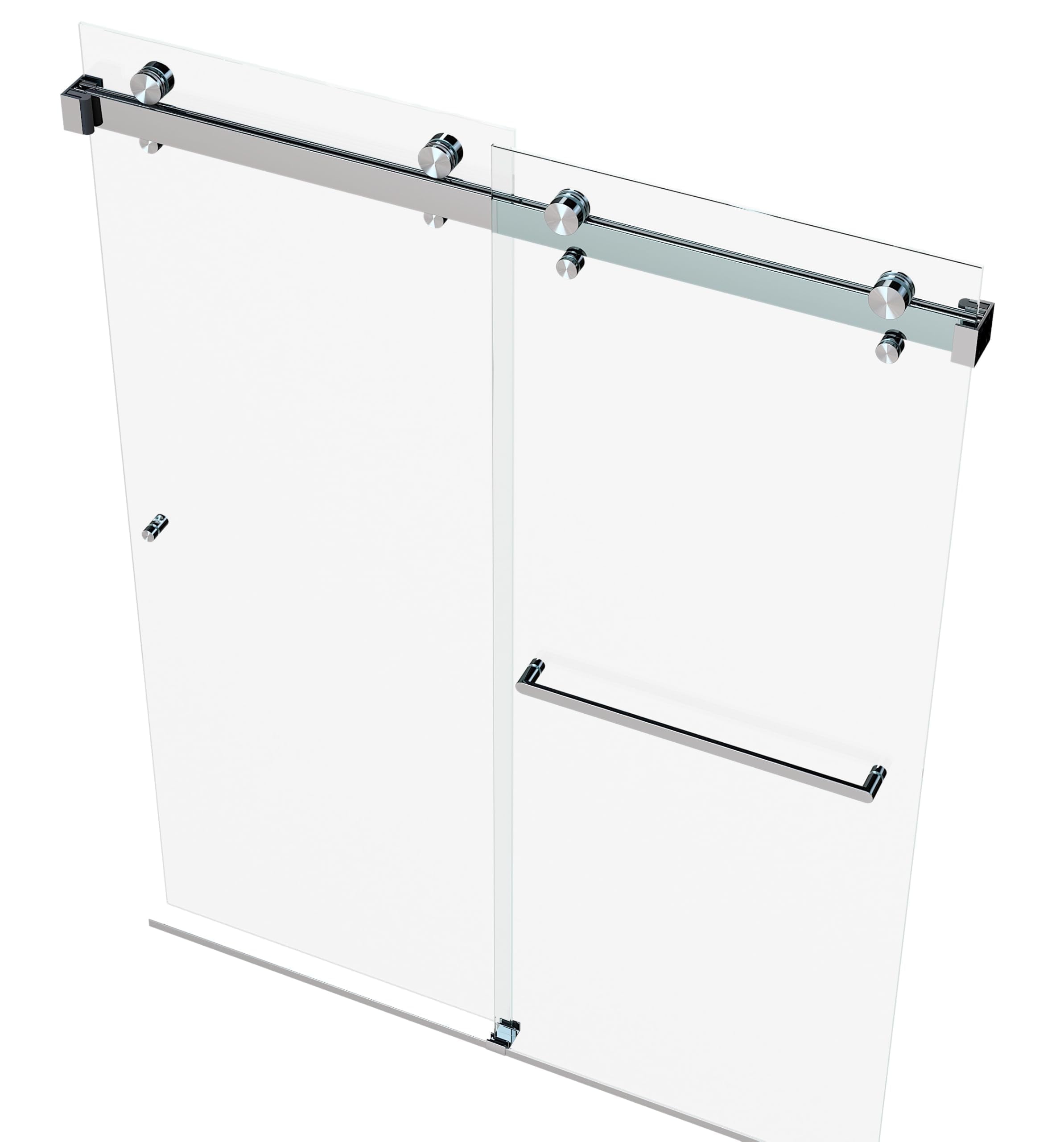 EUROTECH SHOWERS VITRA-200 56.5-60" W x 78" H Twinglide Frameless ...