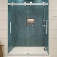 EUROTECH SHOWERS WINDSOR 3/8" Low Iron Glass 56.5-60" W x 78" H ...