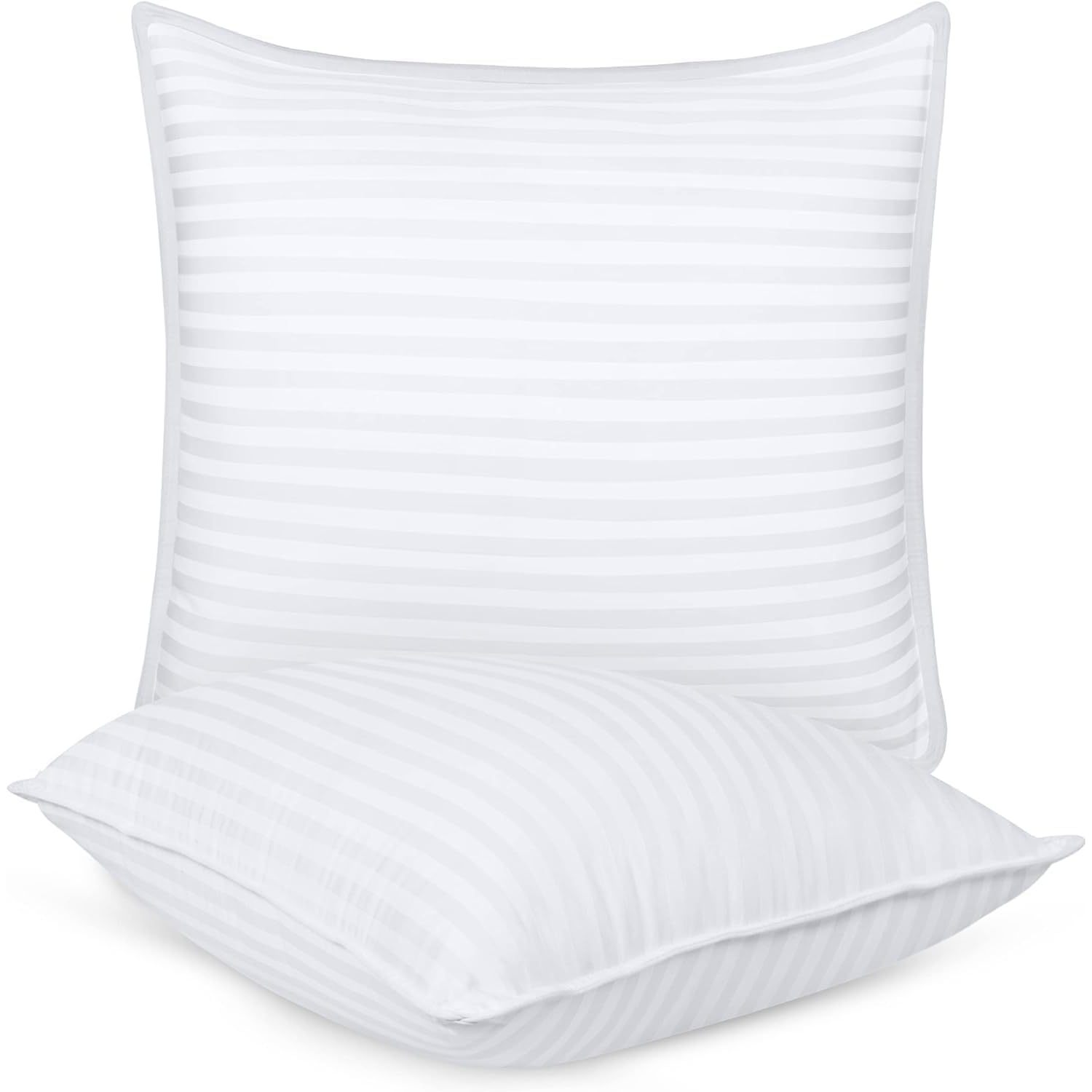 EUROTEX Premium Bed Pillows Set of 2 - Cooling Gel Infused Shredded ...