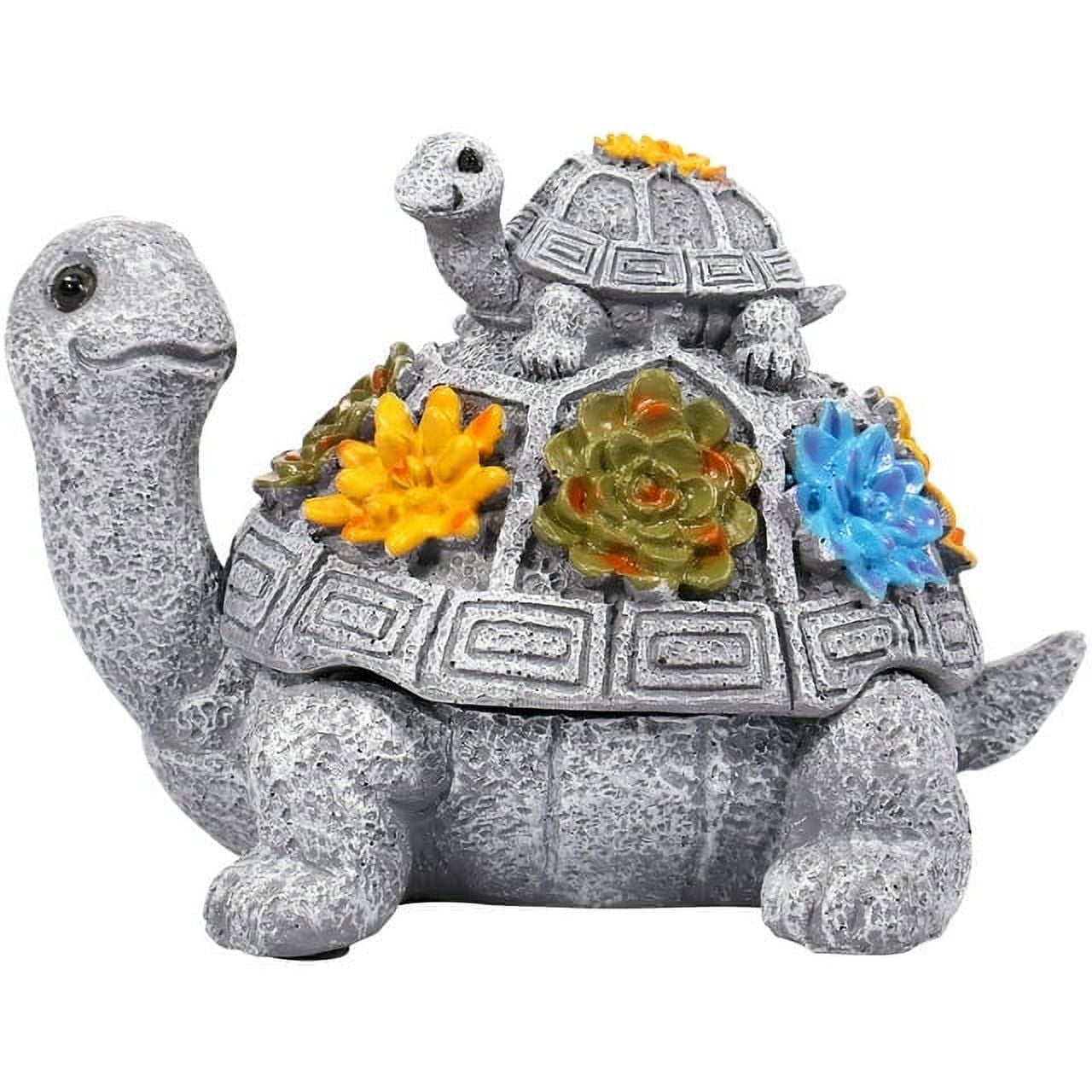 EUWBSSR Ash Tray Cute Turtle Ashtray with Lid Resin Cigarette Ashtray ...