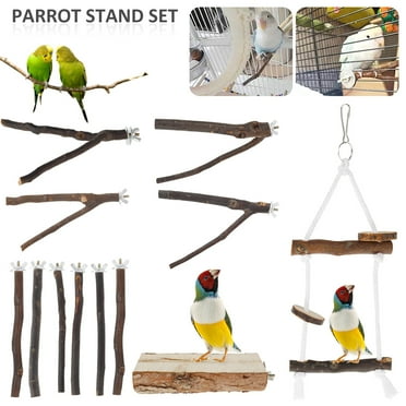Wild Harvest Chewable Perch for Cockatiels, Parakeets and Other Caged ...
