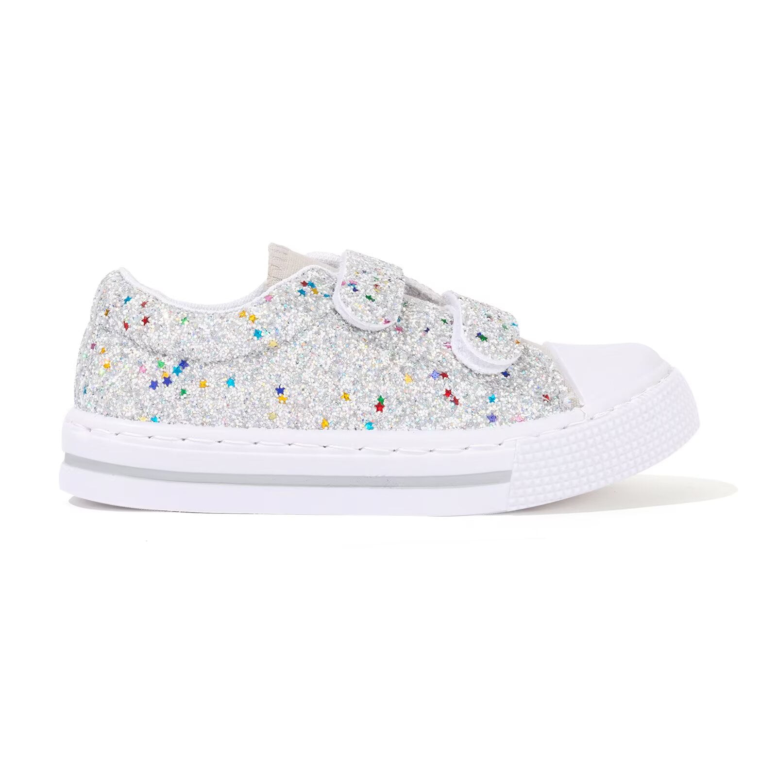EUXTERPA Girls Glitter Shoes Kids Casual Walking Sneakers with Hook and ...