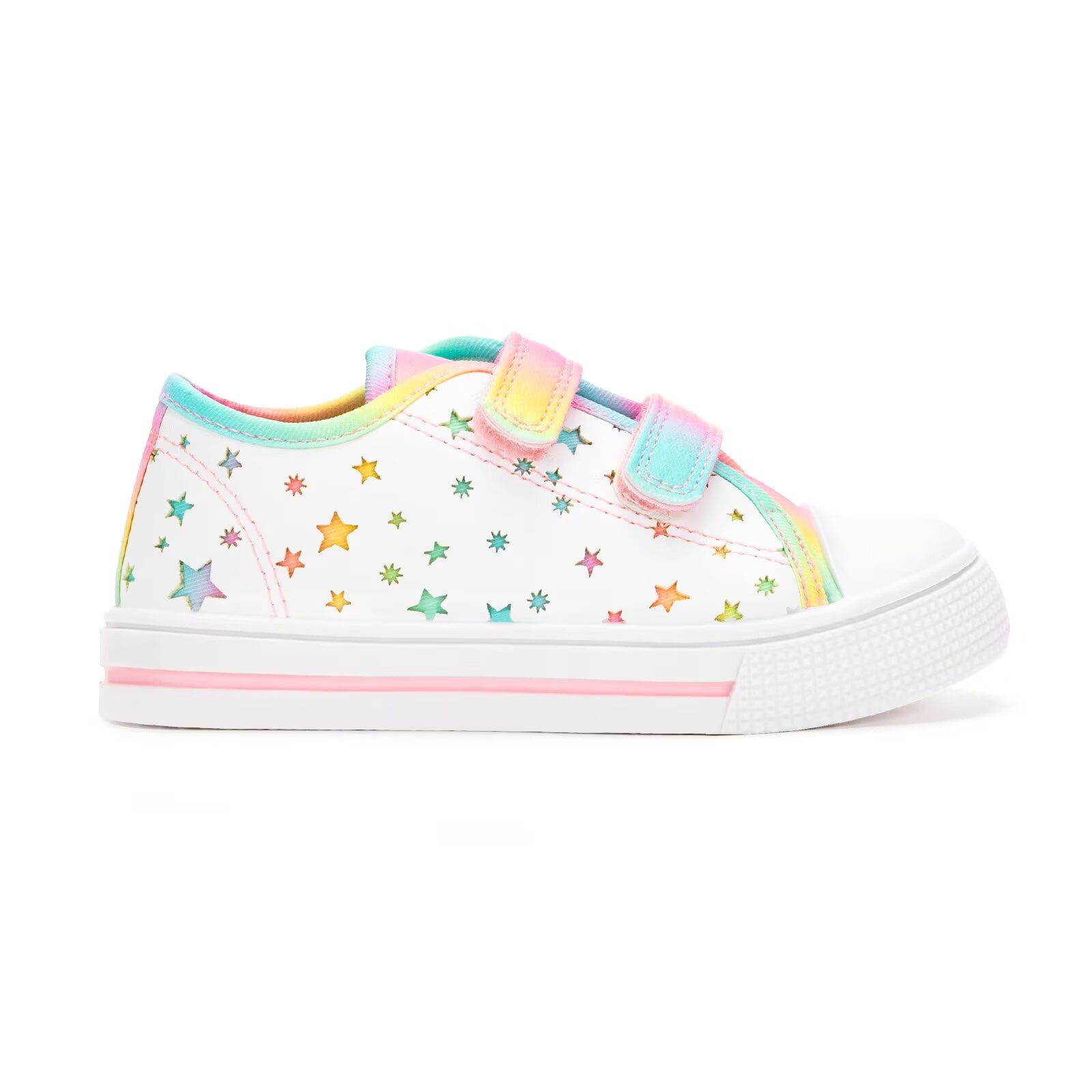 EUXTERPA Girls White Shoes Kids Casual Walking Sneakers with Hook and ...