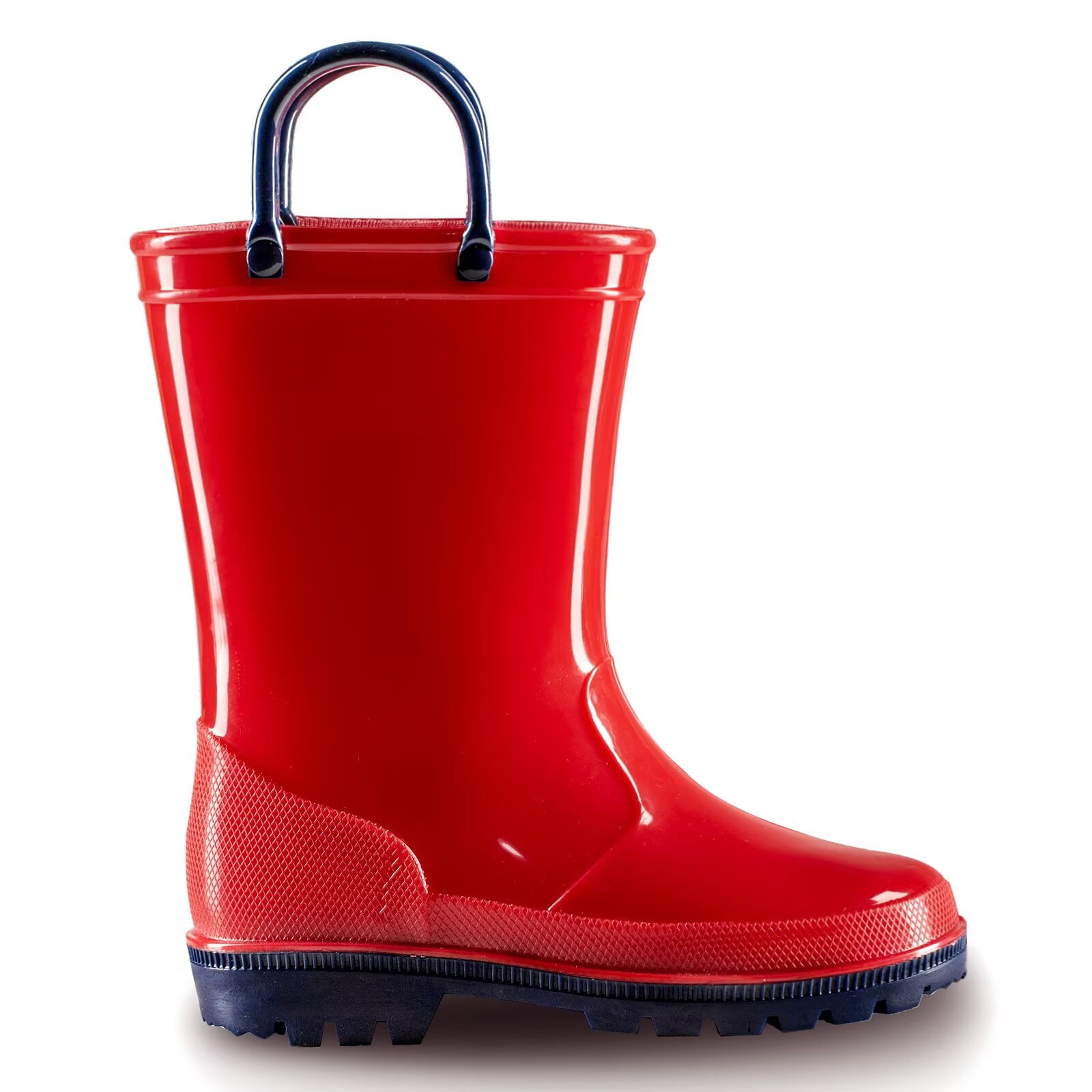 EUXTERPA Toddler Kids Waterproof Rain Boots Boys Girls Red Boots with ...