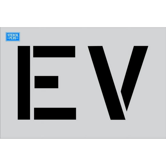 Electric Vehicle Parking Stencil