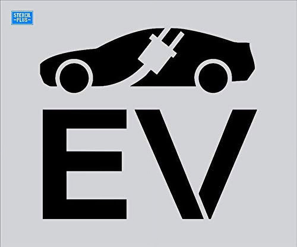 EV#17 Electric Vehicle- 37" Car with Cord Through it and EV Parking Lot ...
