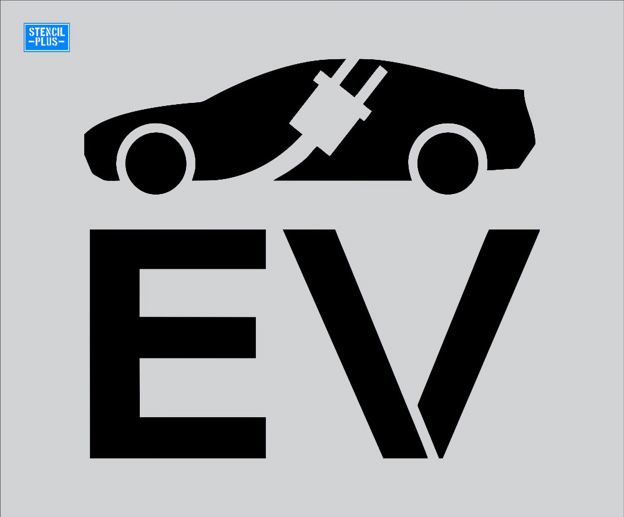 EV#17 Electric Vehicle- 37" Car with Cord through it and EV Parking Lot ...