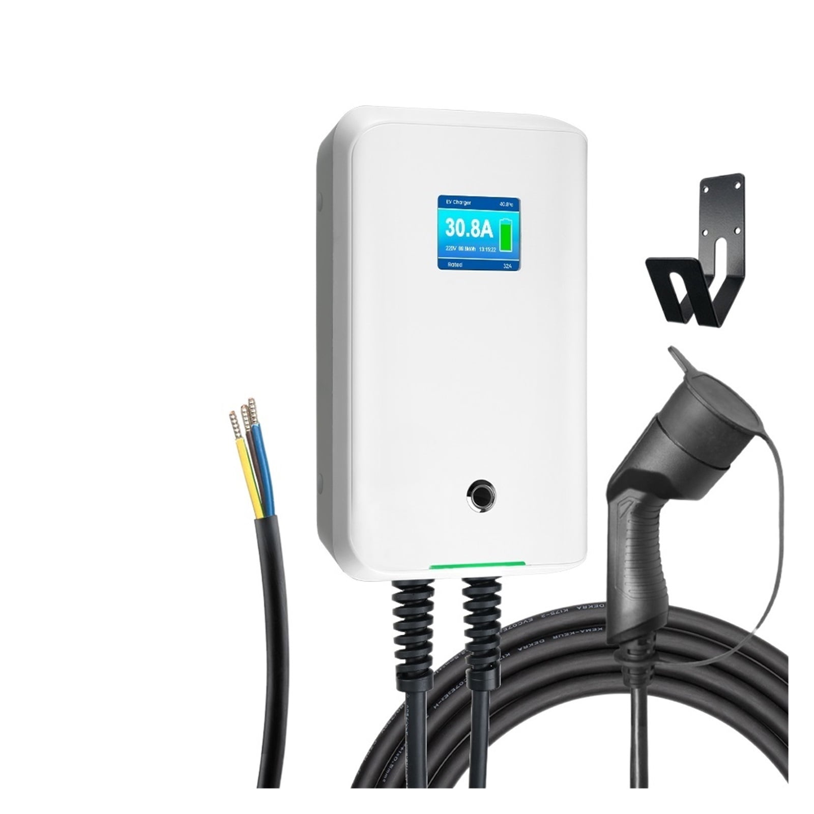 EV Charger 32A EVSE Wall box Electric Vehicle Car Charging Station Type 2 Socket 1 Phase 7.2KW ...