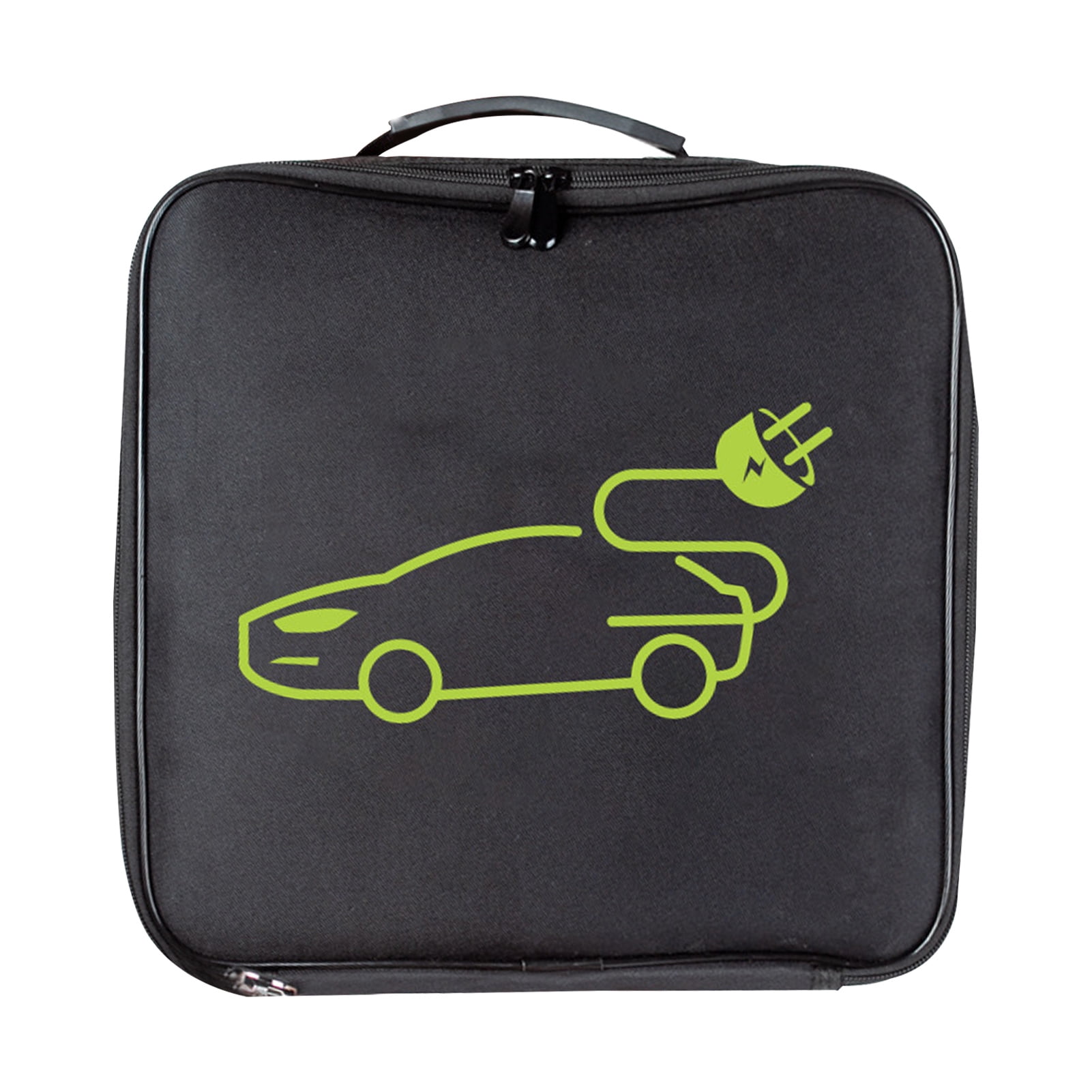 EV Charger Cord Bag, Waterproof Square EV Charging Cords Organizer ...