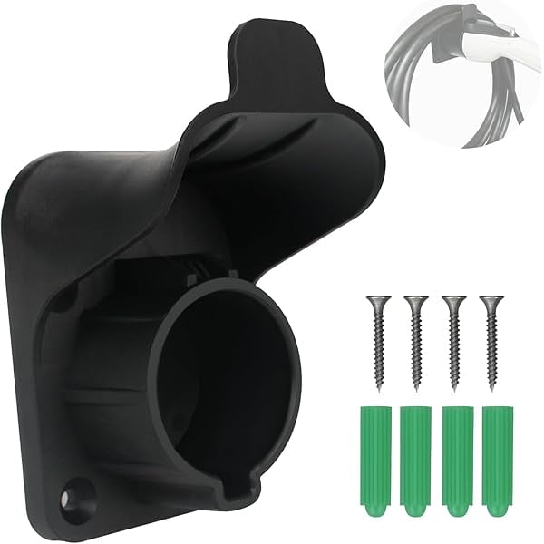 EV Charger Holder for SAE J1772 Charger, Electric car Charger Hanger ...