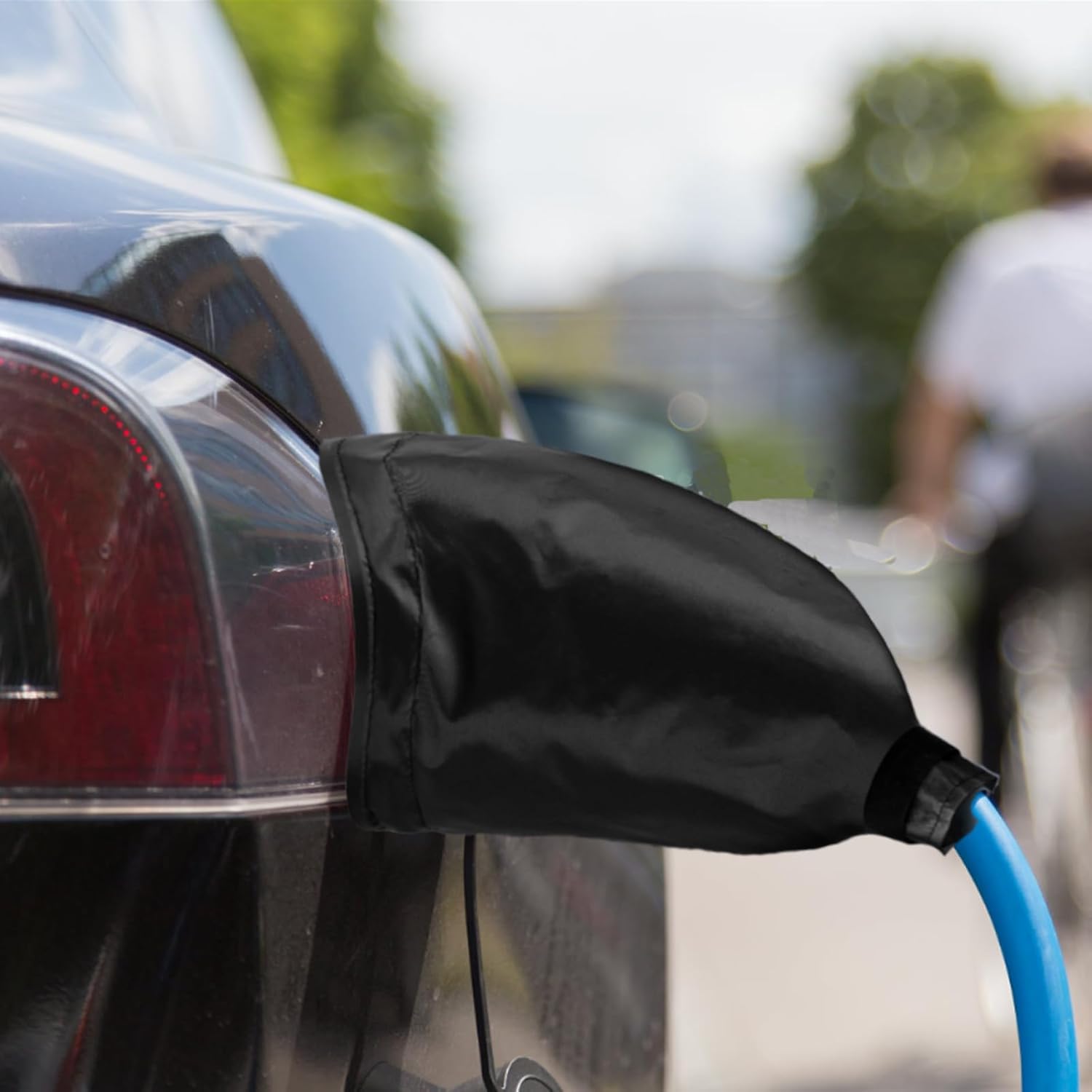 EV Charger Plug Cover, Malleable Magnetic Charger Cover with Suction ...