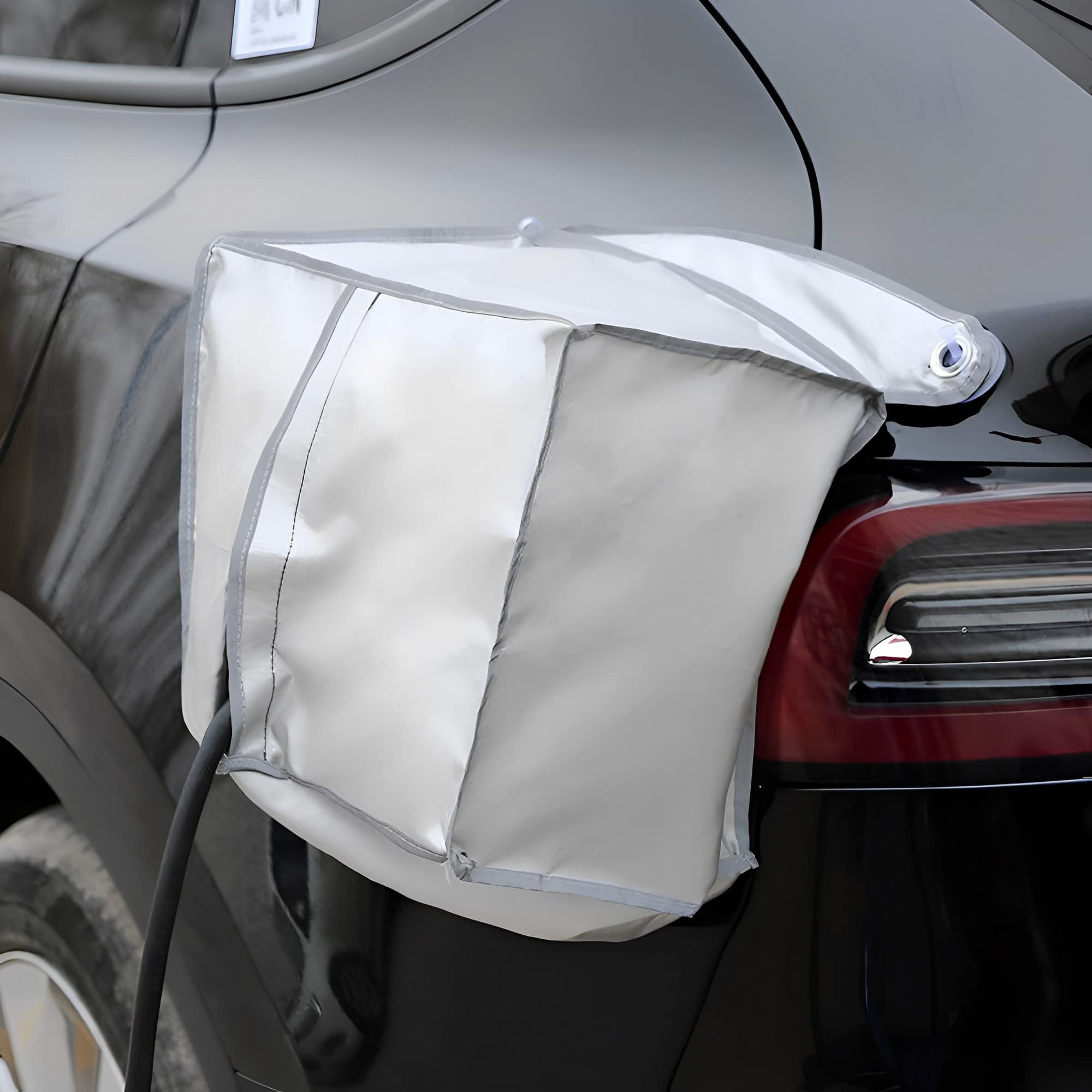 EV Charger Plug Port Cover, Waterproof Outdoor Ev Charger Cover, Double ...