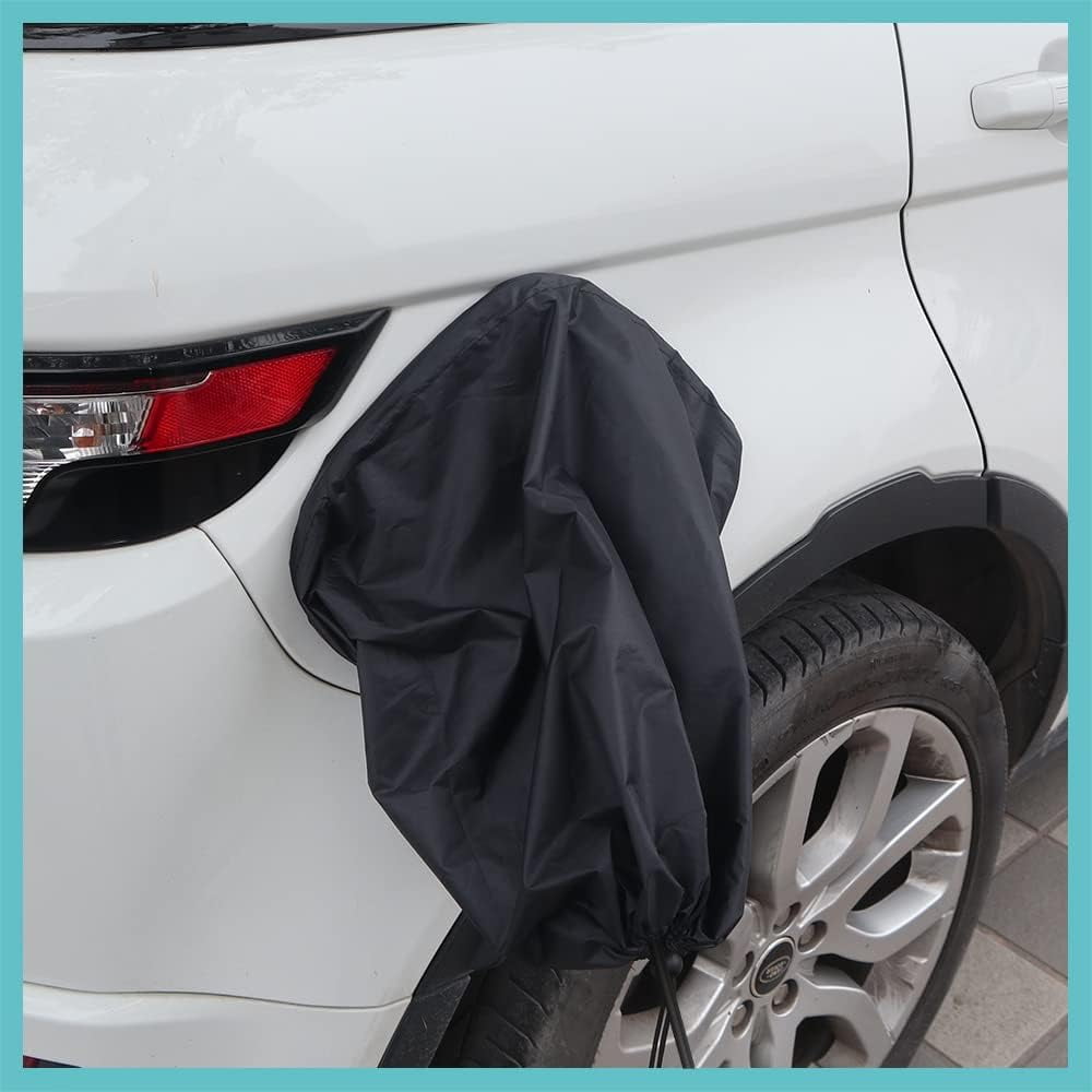 for EV Charger Plug Rain Cover Magnetic Adhesion Charging Port ...
