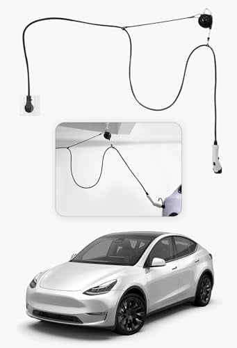EV Charging Cable Holder - EV Connector Retractor Overhead Retractable ...