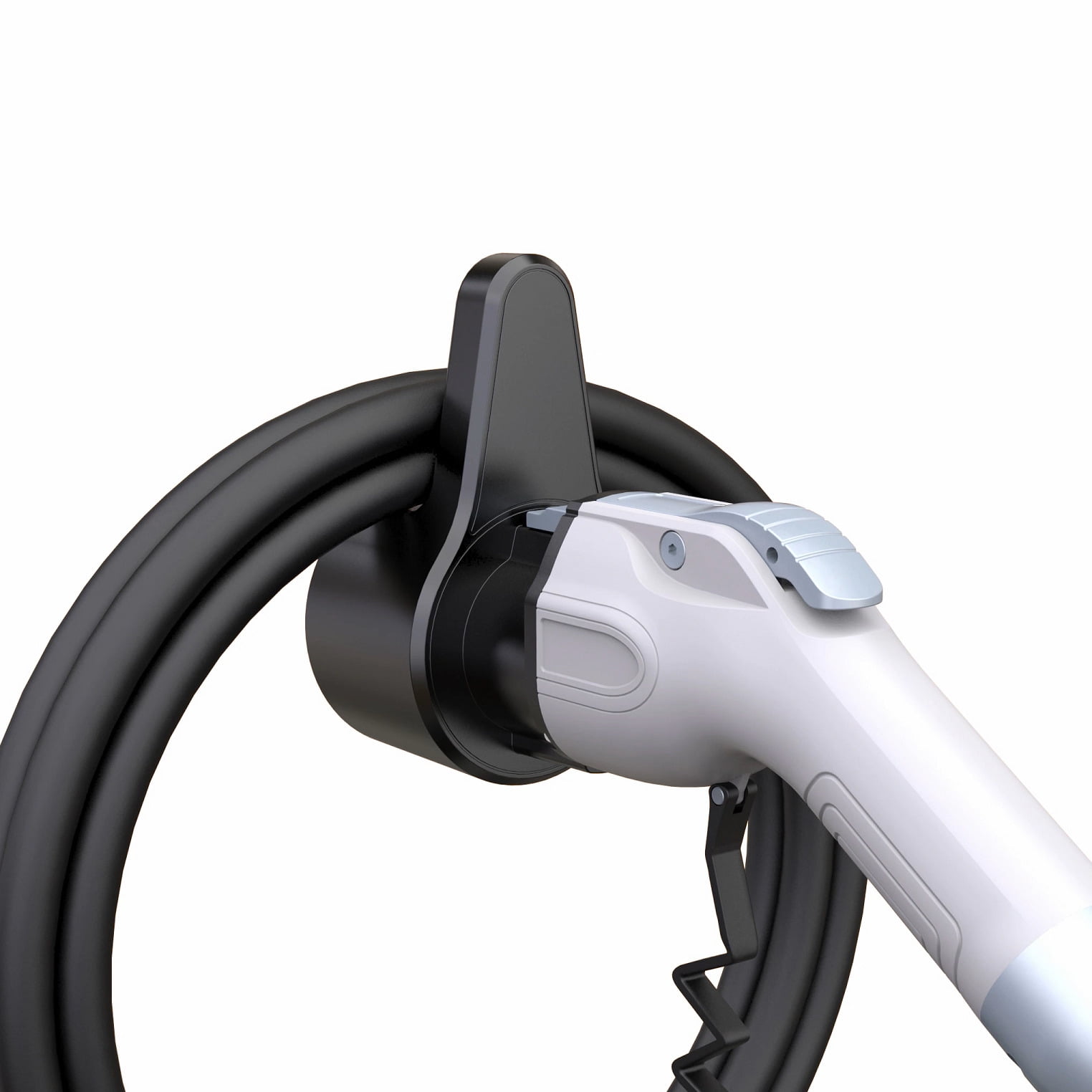 EV, Electric Vehicle J1772 Connector Holder Holster Dock Wall Mount ...