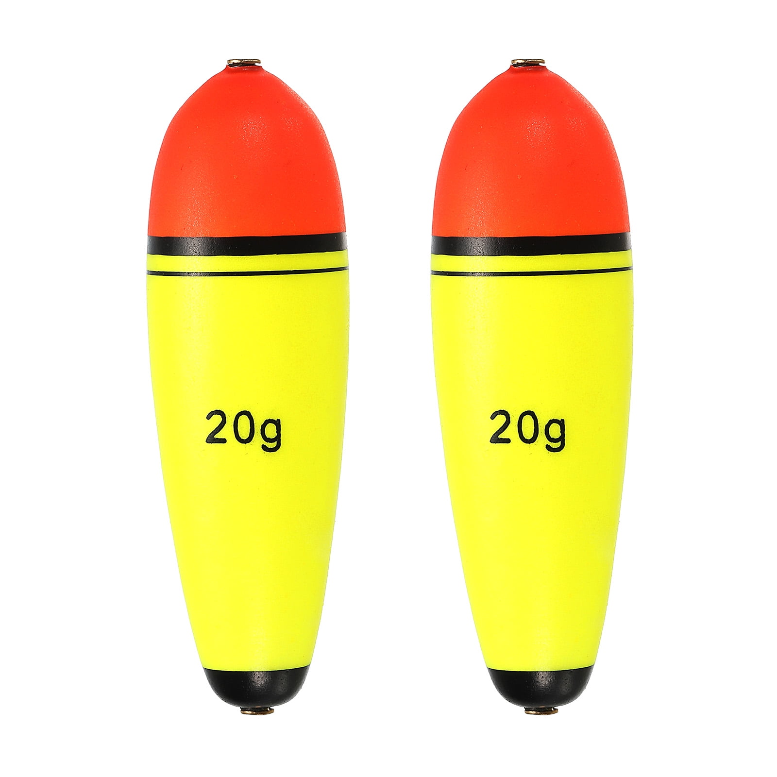 EVA 0.7oz Fishing Slip Bobbers Float, Yellow, 2 Pack - Walmart.com