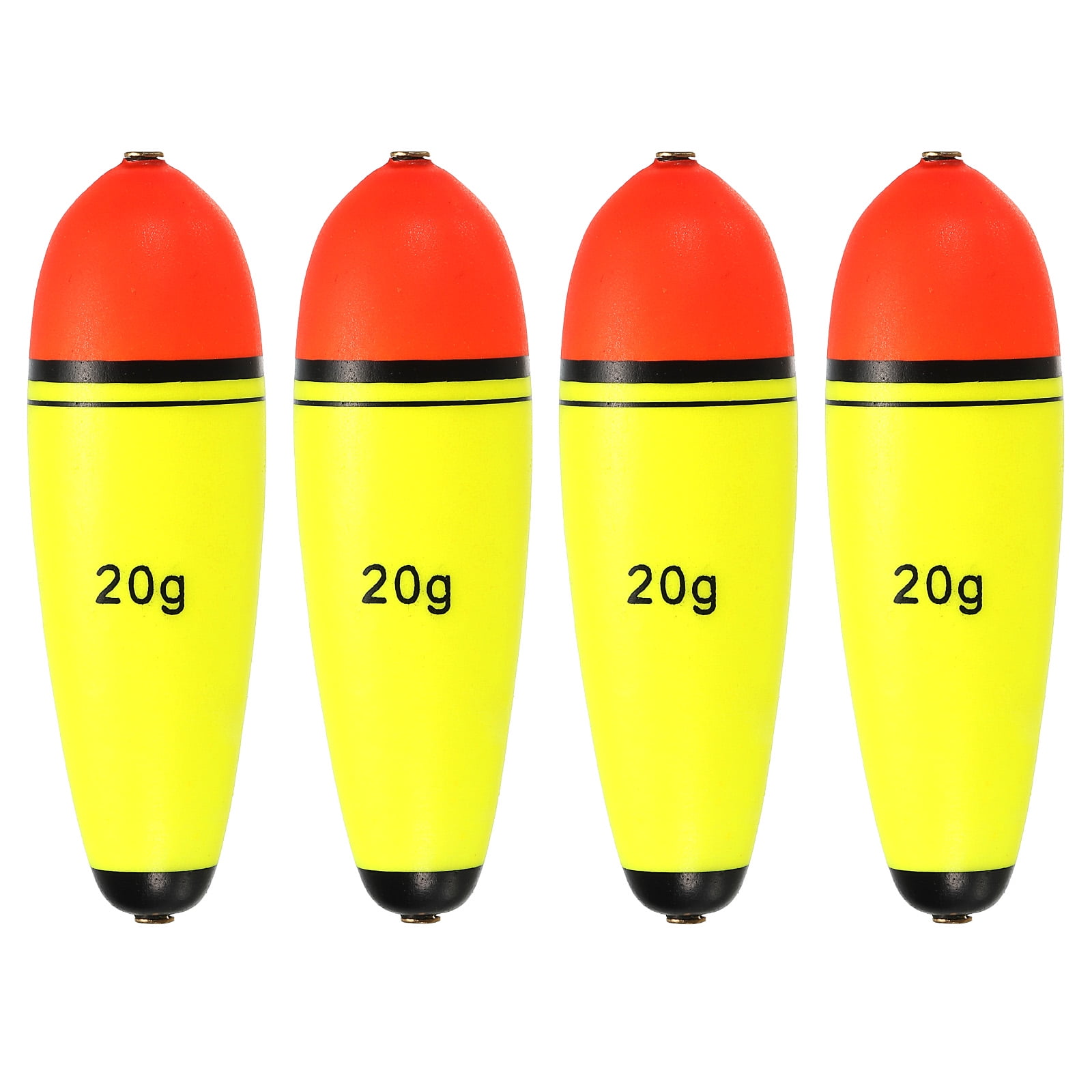 Uxcell 0.7oz Fishing Slip Bobbers 4 Pack EVA Fishing Float Yellow ...