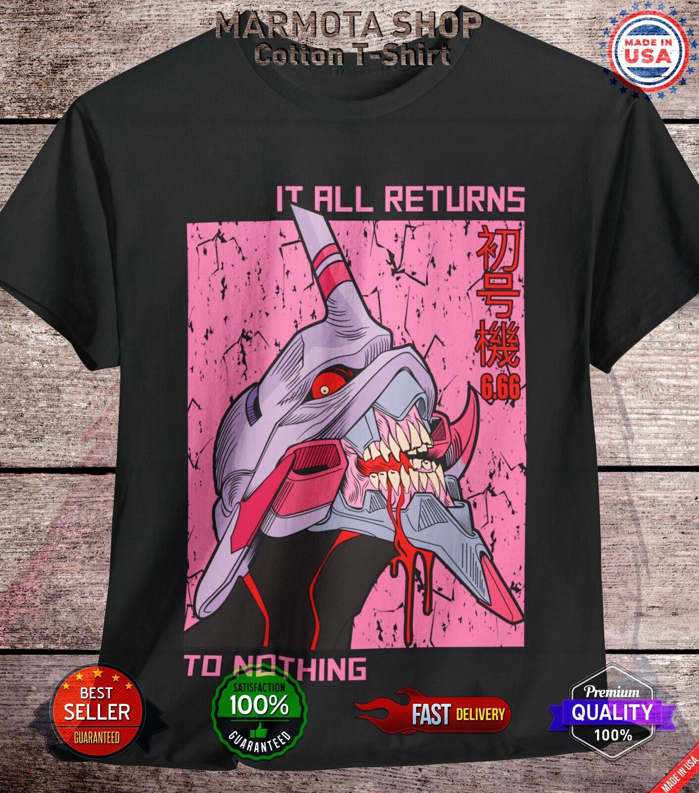 EVA 01 Neon Genesis Evangelion T-Shirt Japanese Anime Manga NERV Shirt ...