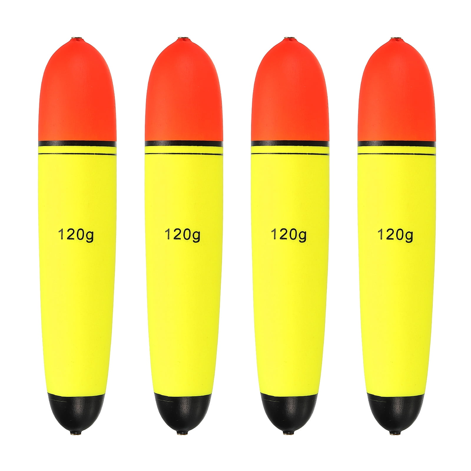 EVA 4.2oz Fishing Slip Bobbers Float, Yellow, 4 Pack - Walmart.com