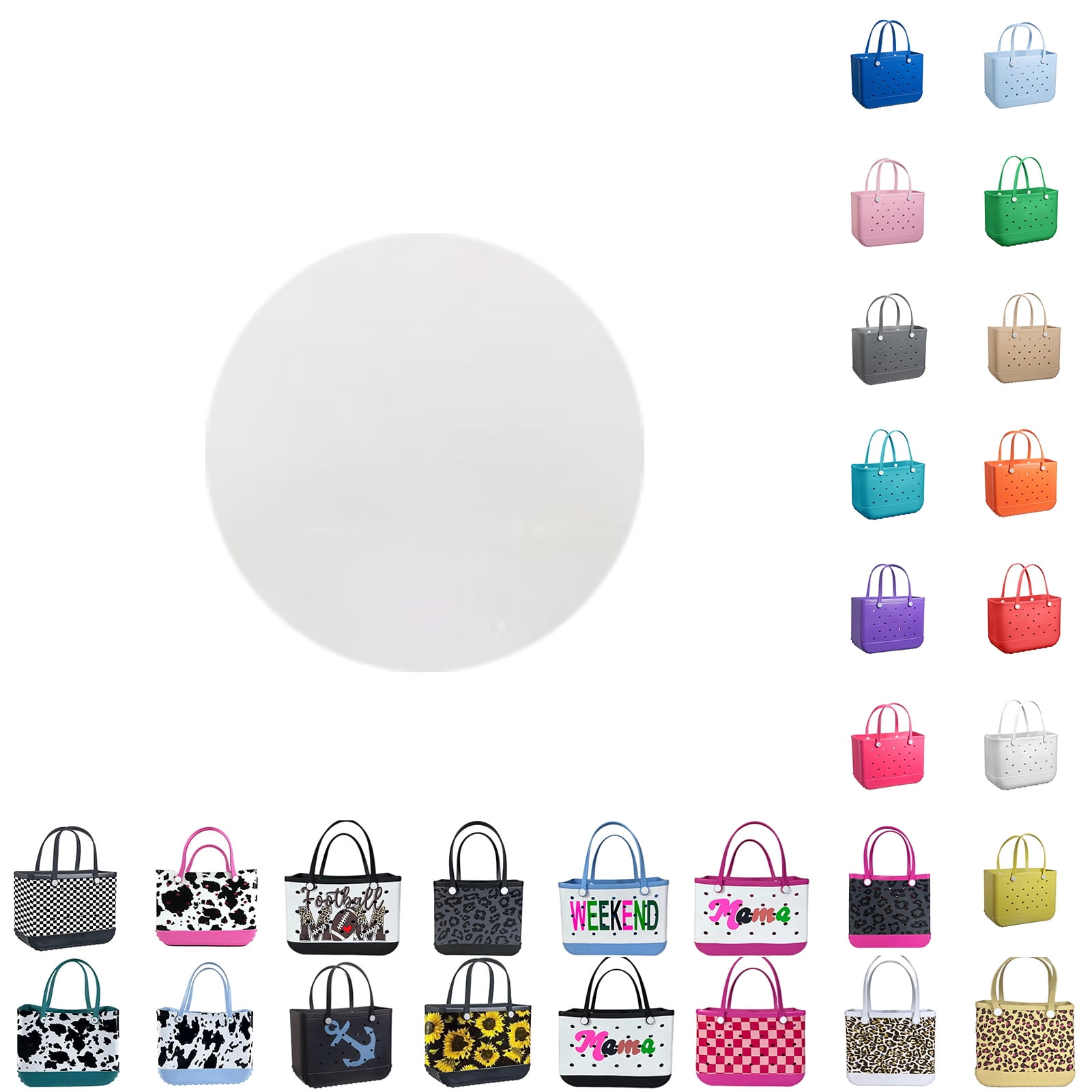 EVA Beach Tote Bag(Large, White) - Walmart.com