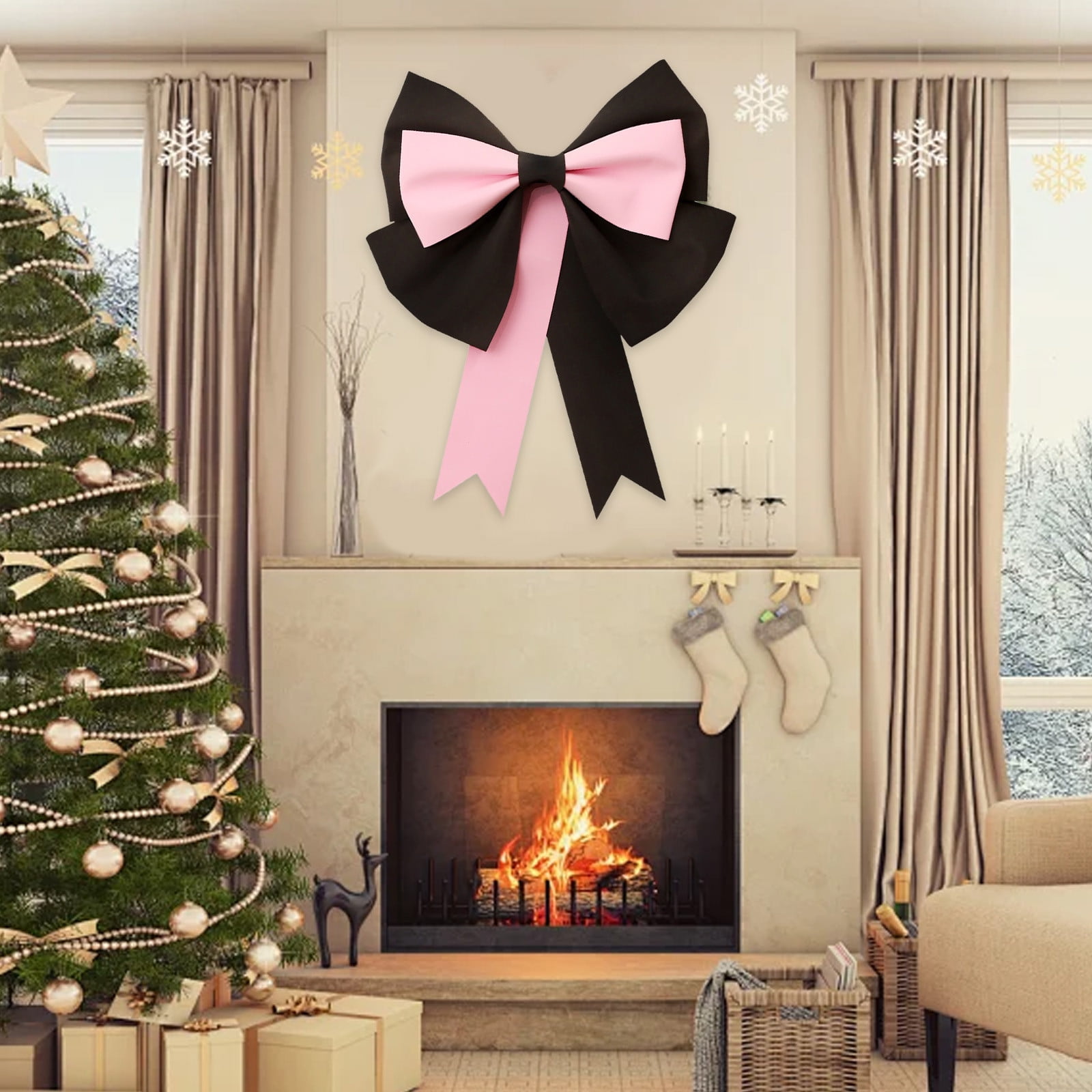 EVA Christmas Bow,Velvet Bowknot for Wedding Room Decoration,Christmas ...