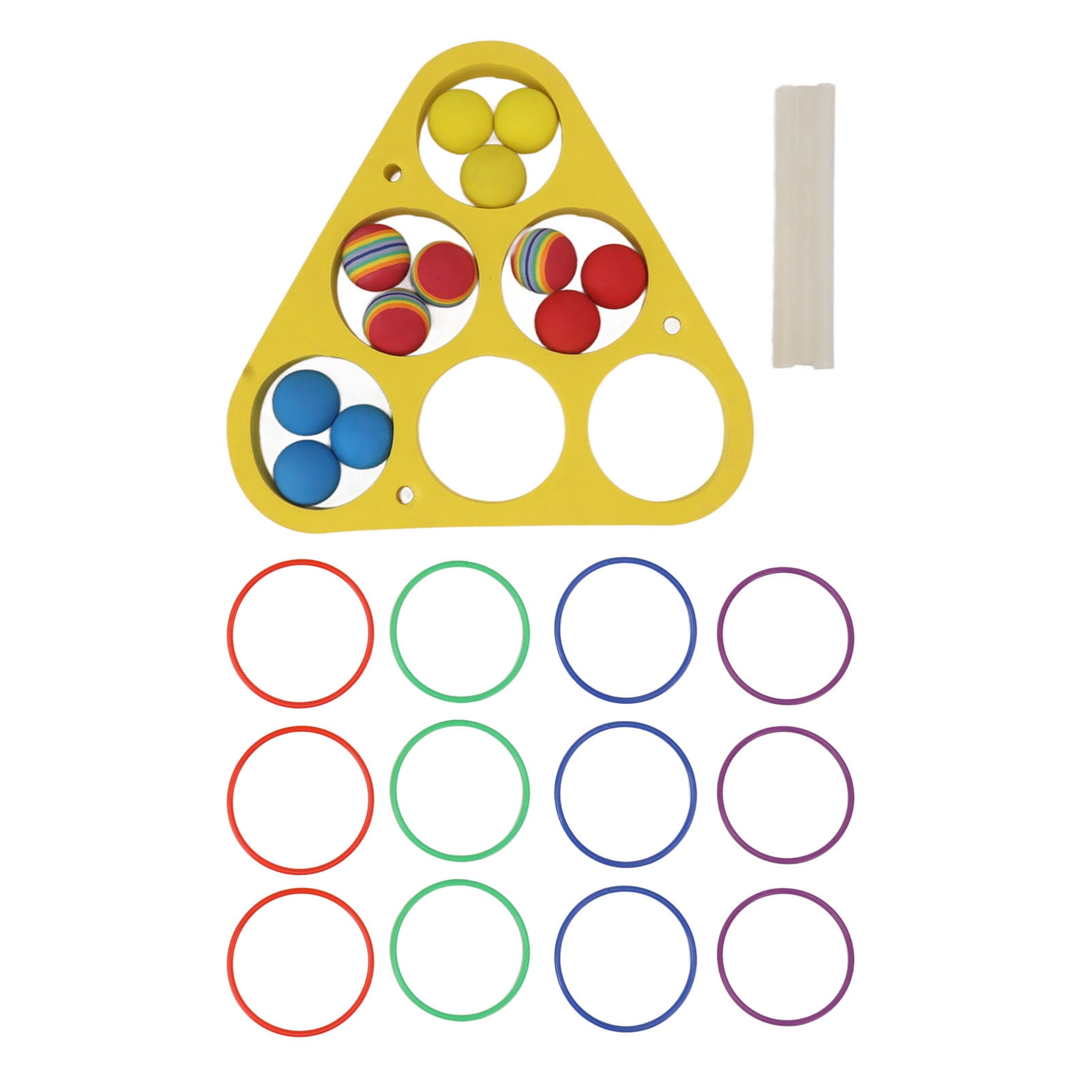 EVA Floating Foam Ring Throw Pool Game Toy - with Balls for Kids and ...