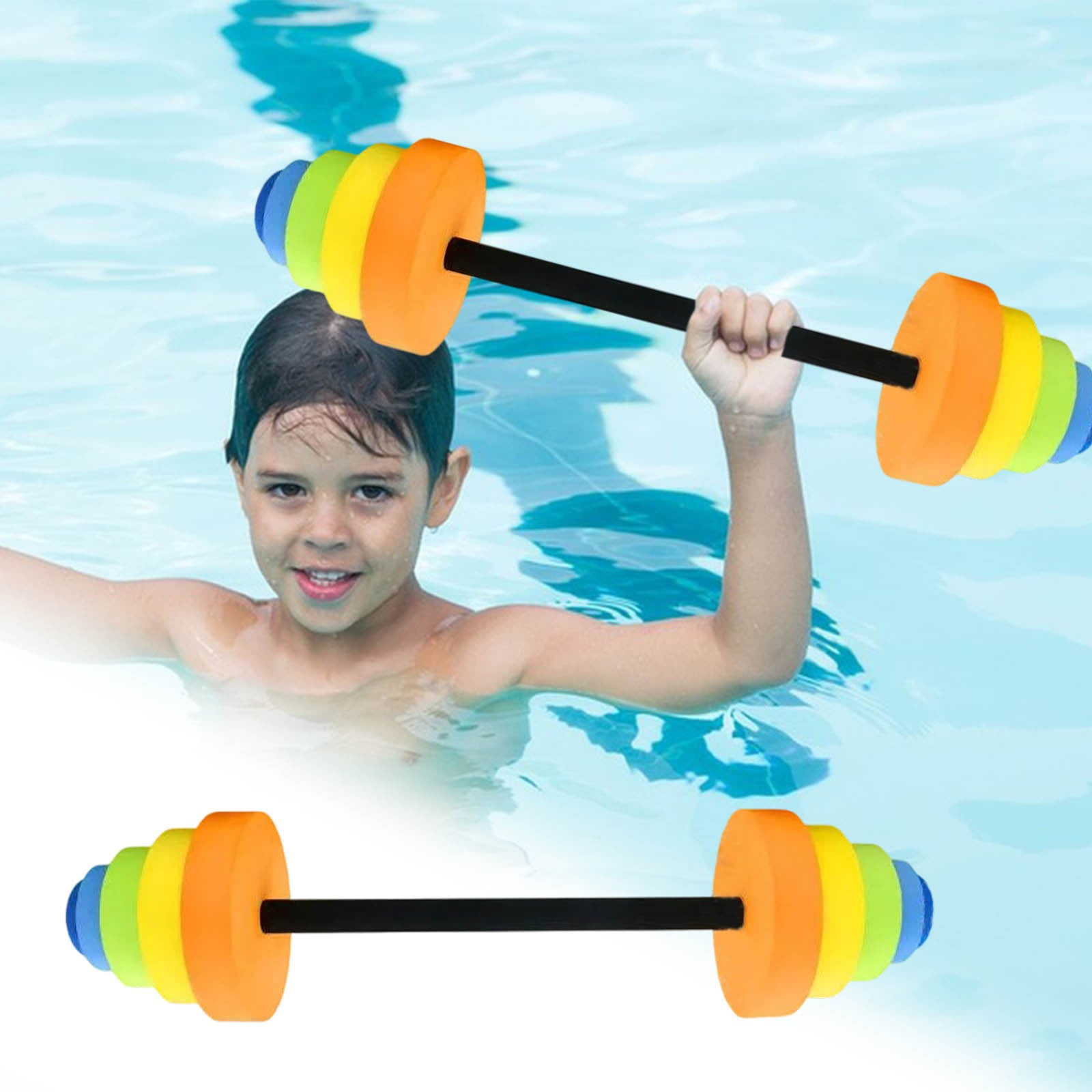 EVA Floating Swim Dumbbell Adjustable Aquatic Fitness Equipment ...