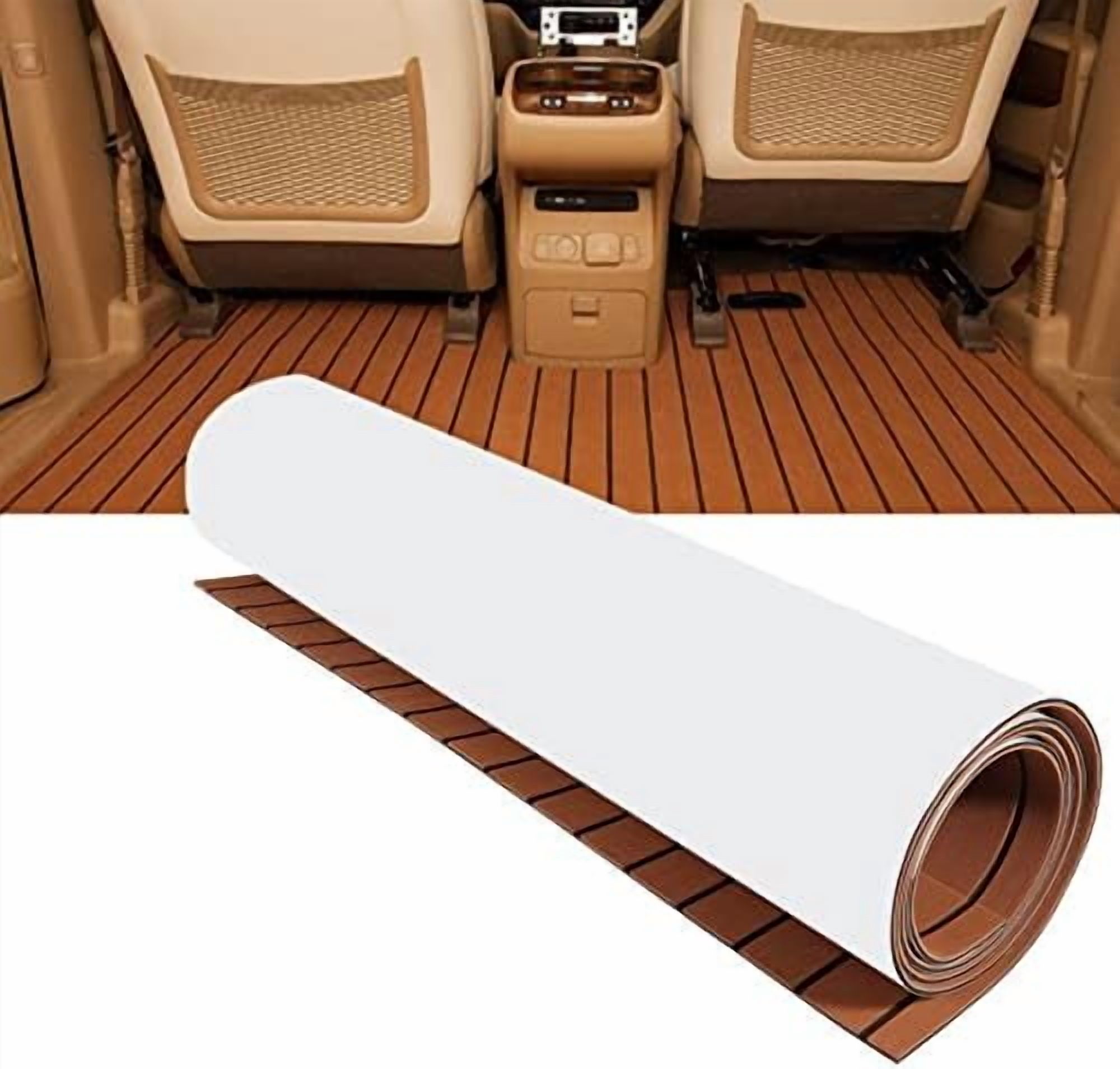 EVA Flooring Mat 35.4X 94.5 inch EVA Foam Yacht Teak Decking Sheet Mat ...