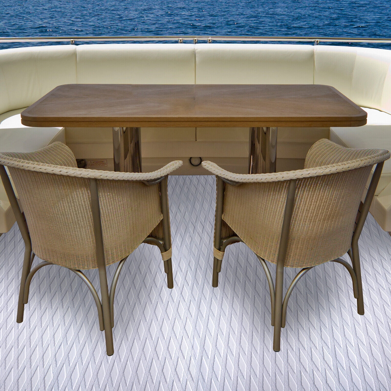 EVA Foam Boat Flooring Mat Marine Decking Sheet Pad Diamond Pattern 5mm ...