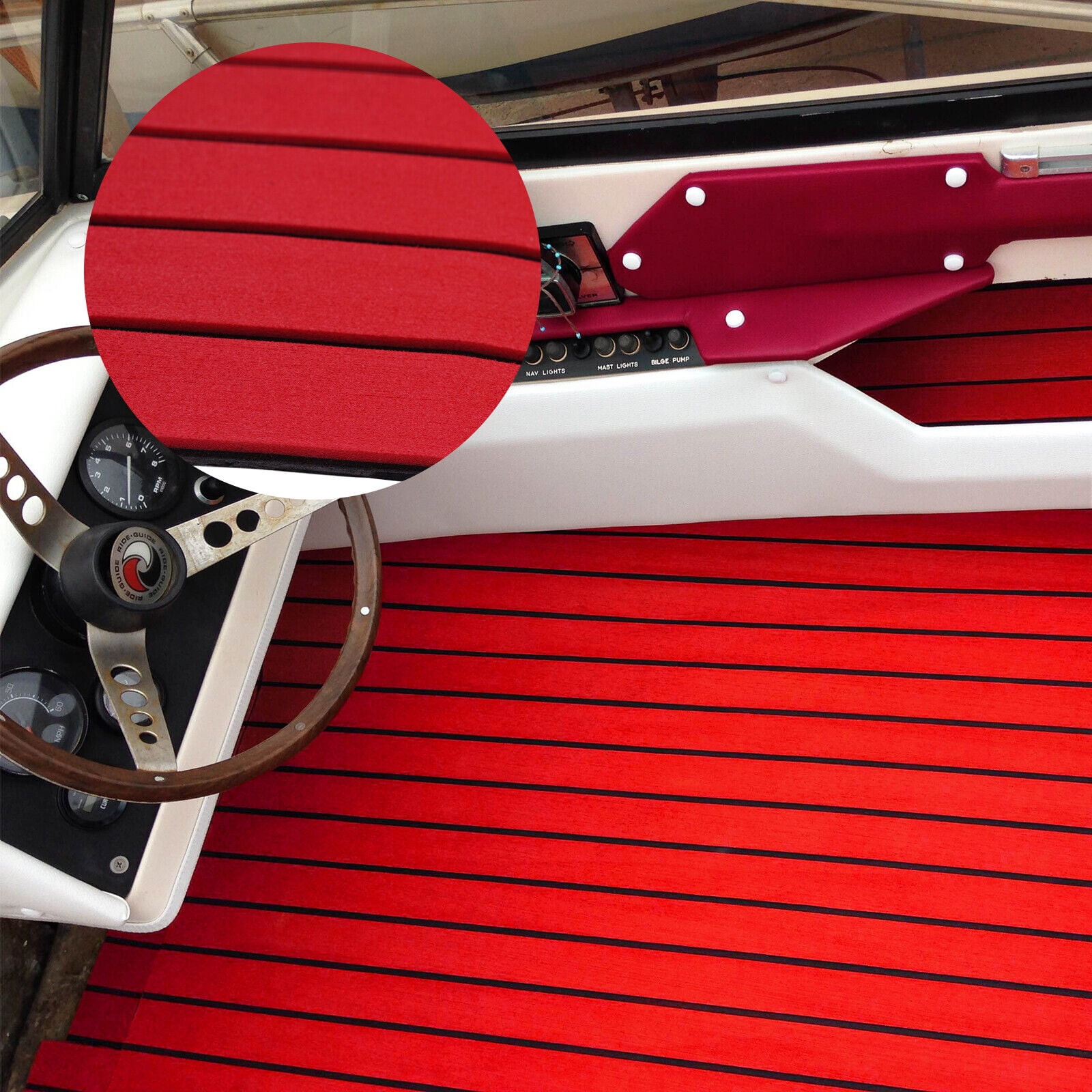 EVA Foam Boat Yacht Deluxe Flooring Mat Marine Carpet Teak Decking ...