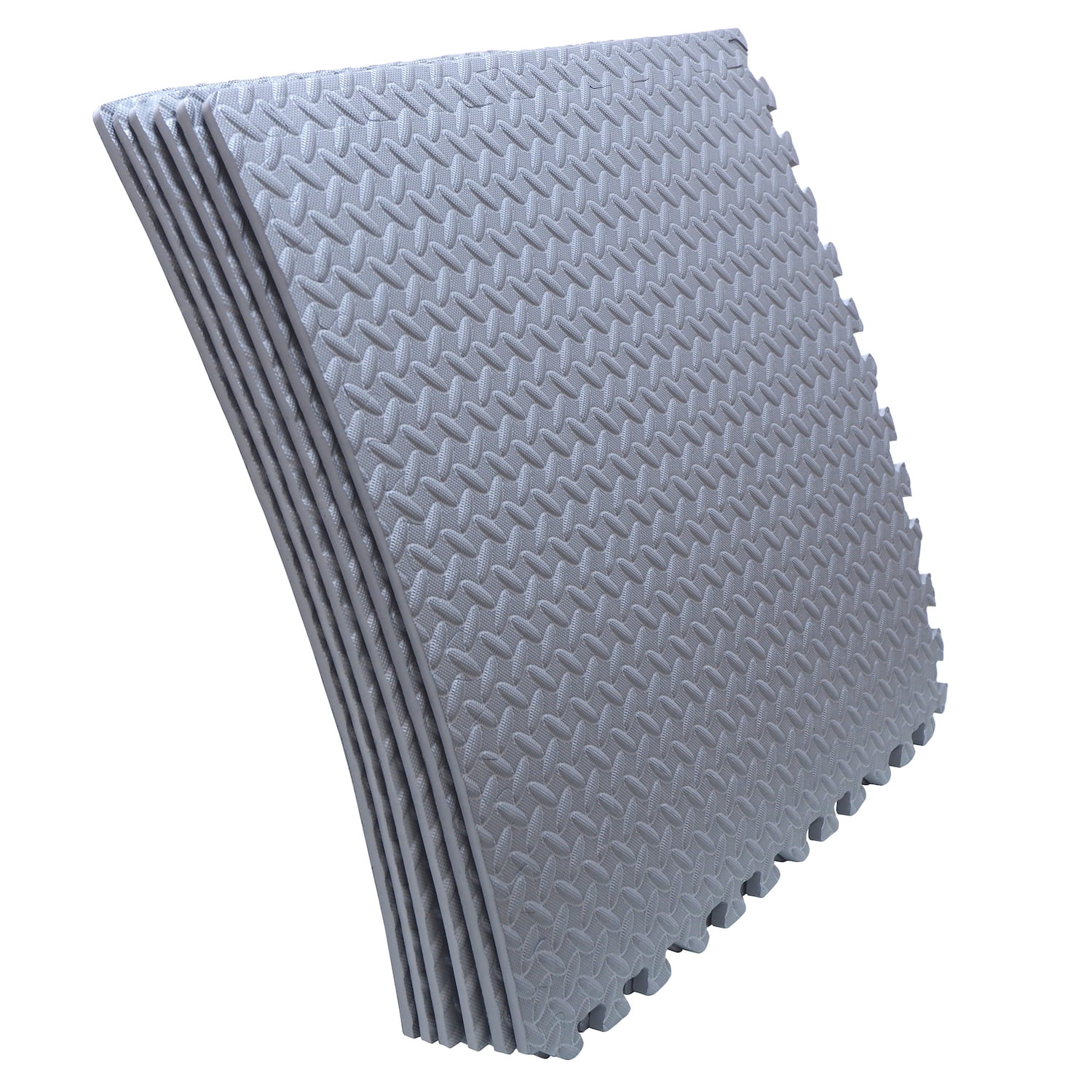 EVA Foam Exercise Floor Mat Gym Flooring Fitness Yoga Workout 6 Tiles ...