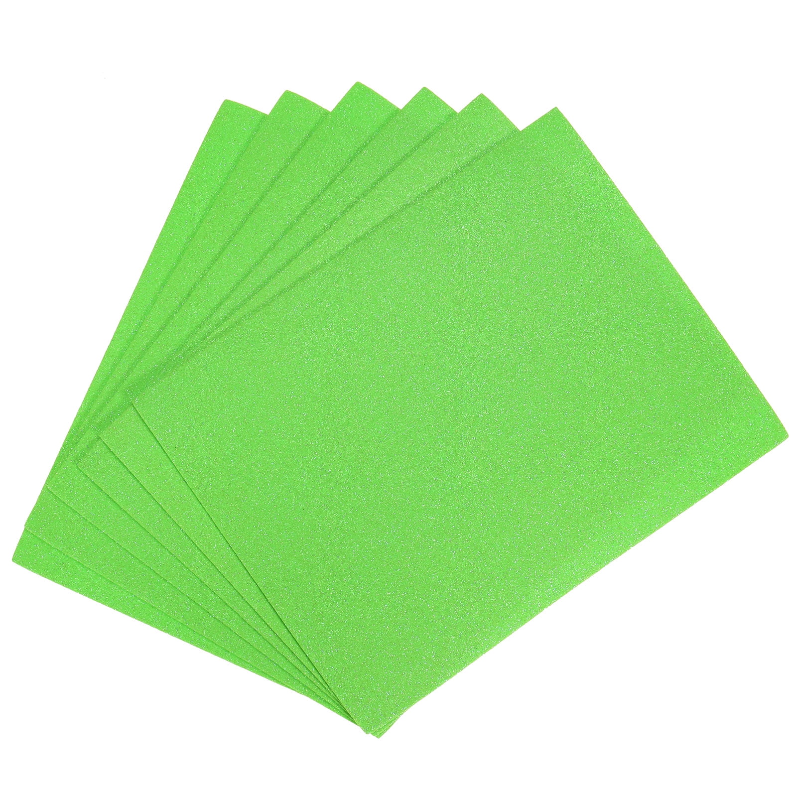 EVA Foam Sheets Glitter Green 10.8 Inch x 8.5 Inch 2mm Thick Crafts ...