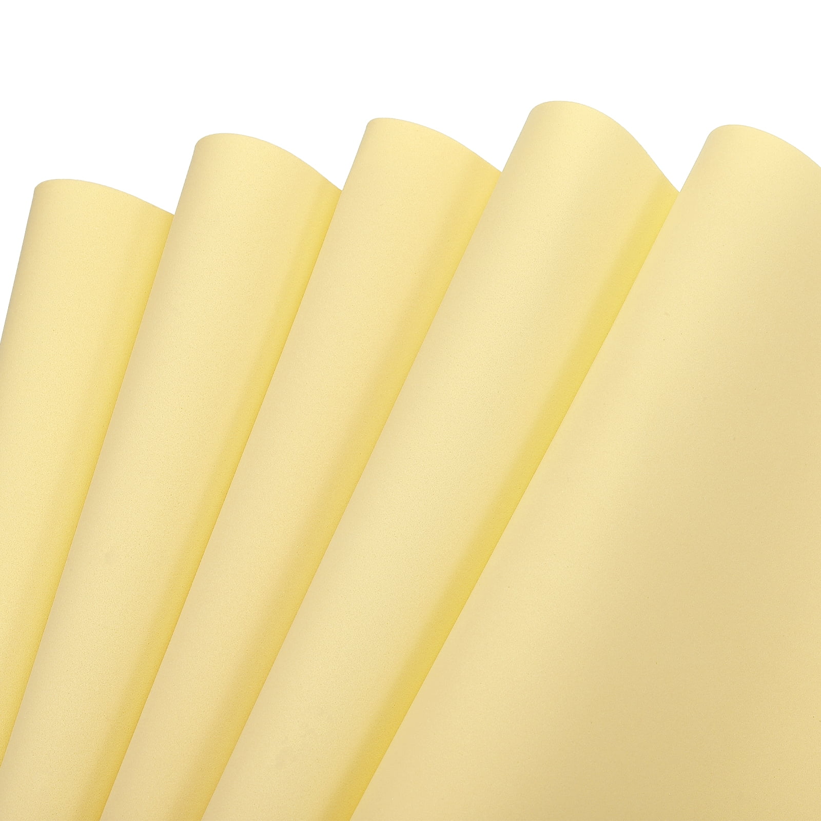 EVA Foam Sheets Light Yellow 19.7 Inch x 17.7 Inch 0.8mm Thick Craft ...